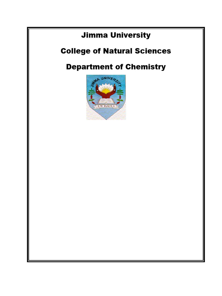 Chem 3114 Module (Cover Page) | PDF | Atmosphere Of Earth | Water