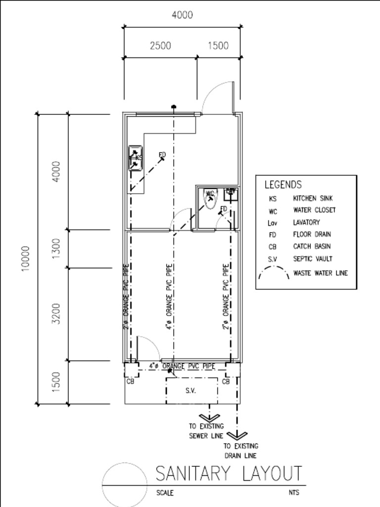 Revised Sanitary Layout | PDF