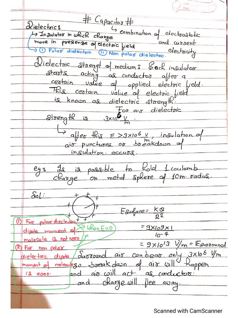 (NEET) Capacitor | PDF