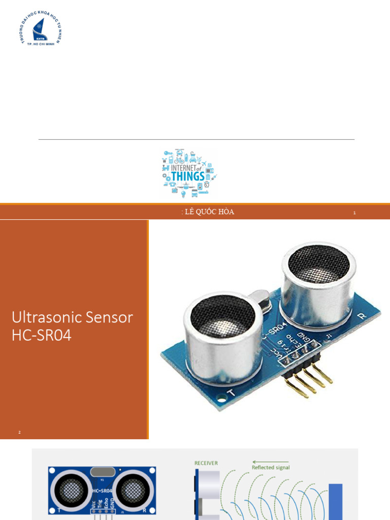 1 - 6 Ultrasonic Sensor | PDF