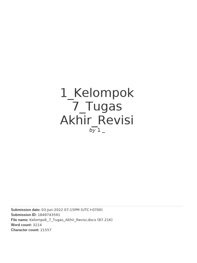 1 Kelompok 7 Tugas Akhir Revisi | PDF