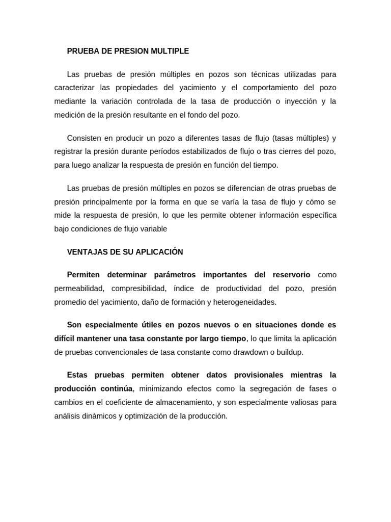 Prueba de Presion Multiple | PDF | Gases | Presión
