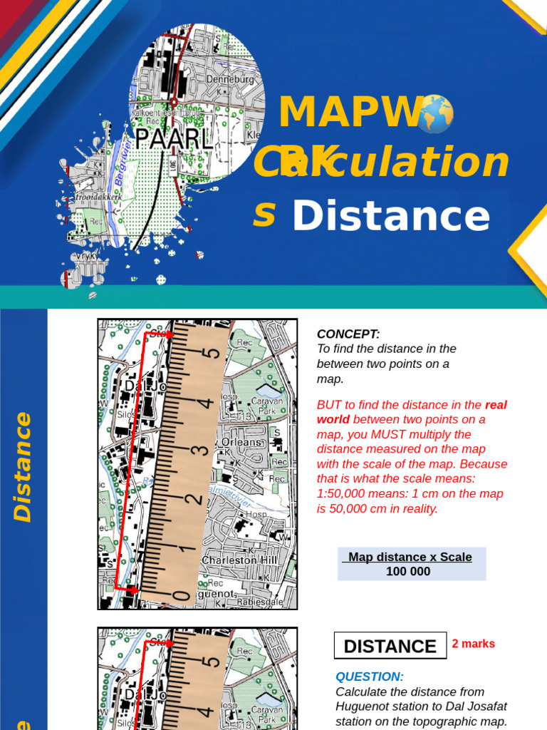 Mapwork Calculation Distance | PDF