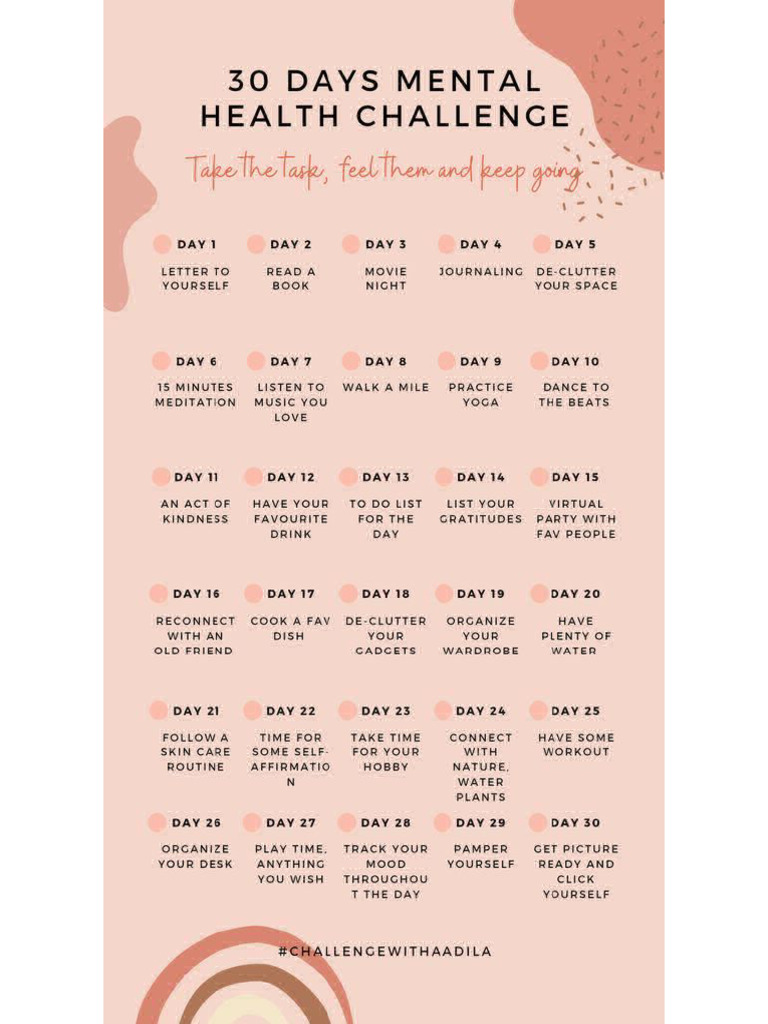 Mental Health Challenge | PDF