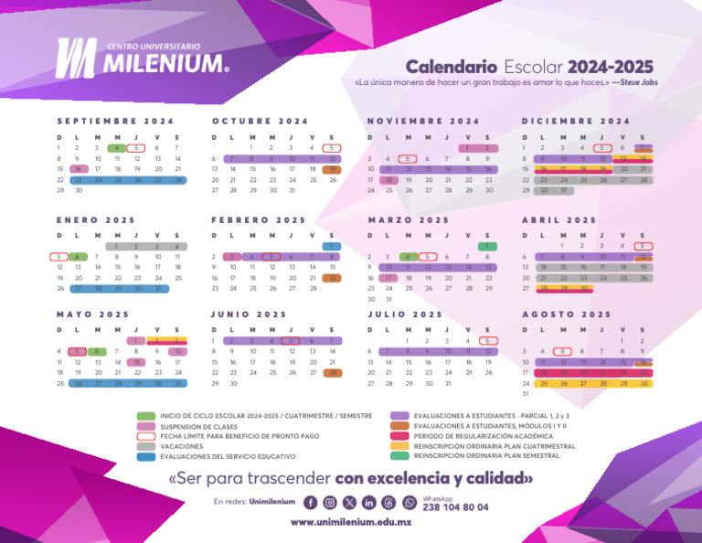 Calendario Escolar 24-25 | PDF
