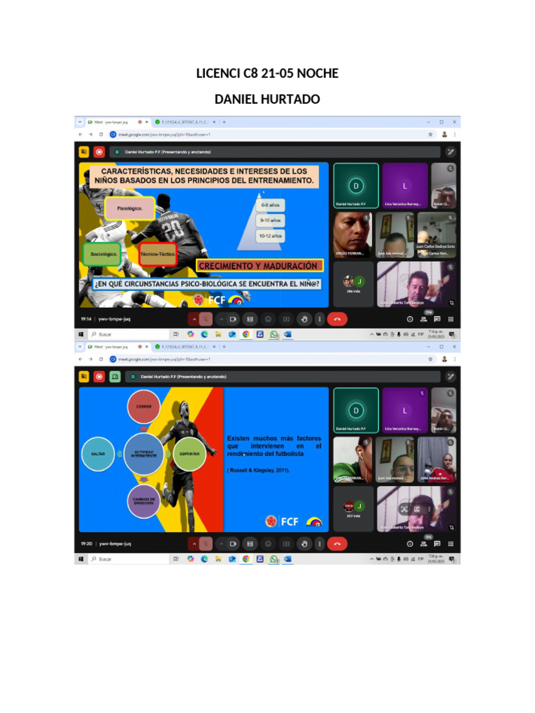 Licenci c8 21-05 Noche | PDF