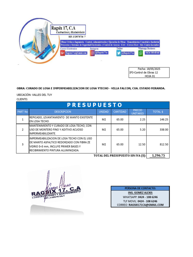 Oferta 01 Imper | PDF