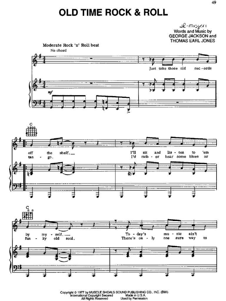 Old Time Rock - N - Roll | PDF