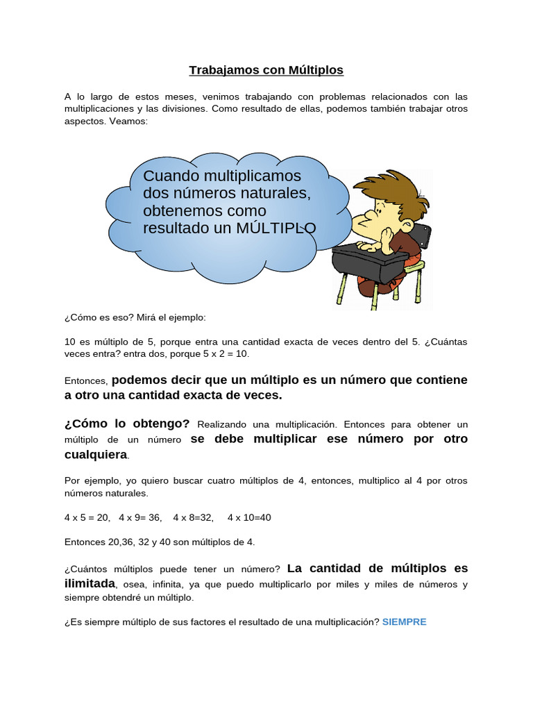 5to_MÚLTIPLOS,DIVISORES. mcm, dcm, PRIMOS Y COMPUESTOS_Fracciones y ...