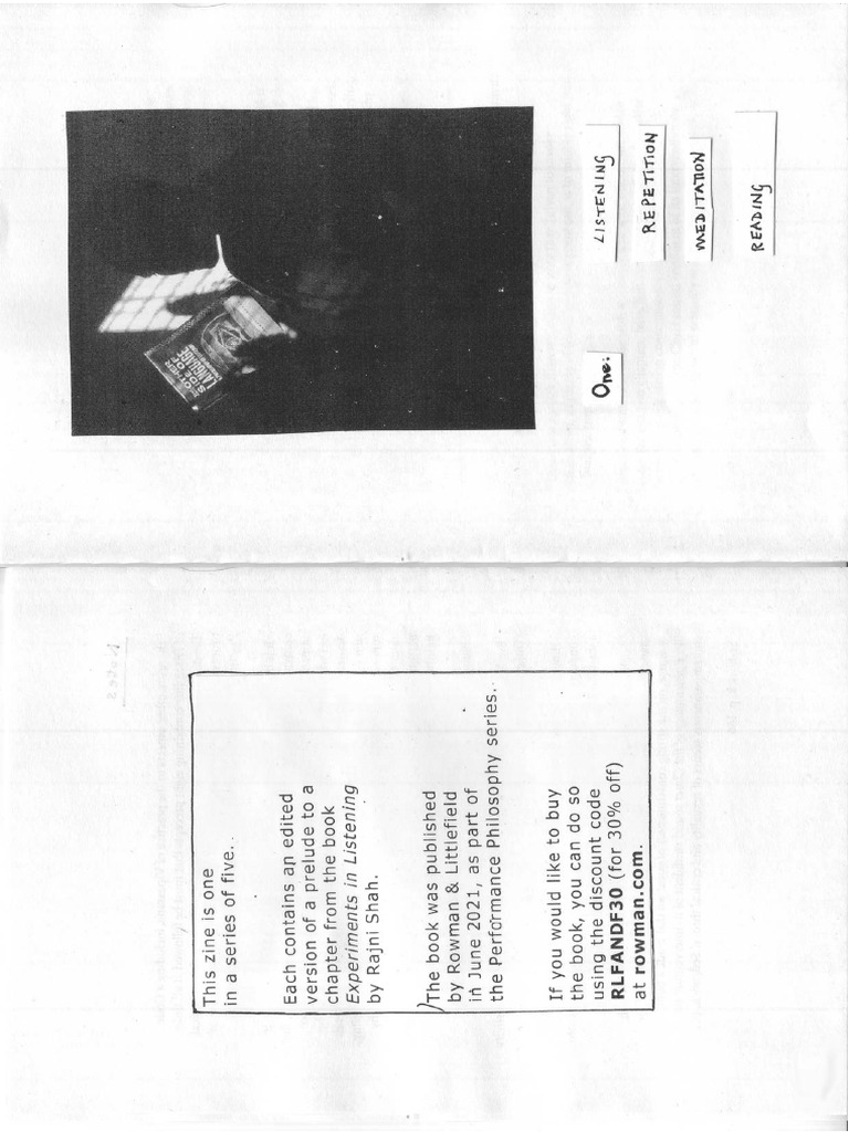 Zine 1 A4 Booklet | PDF