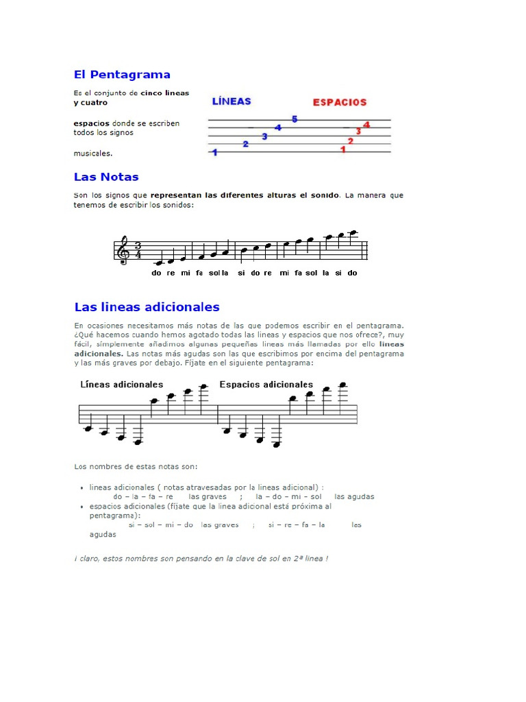 Tonos y Semitonos de La Escala | PDF