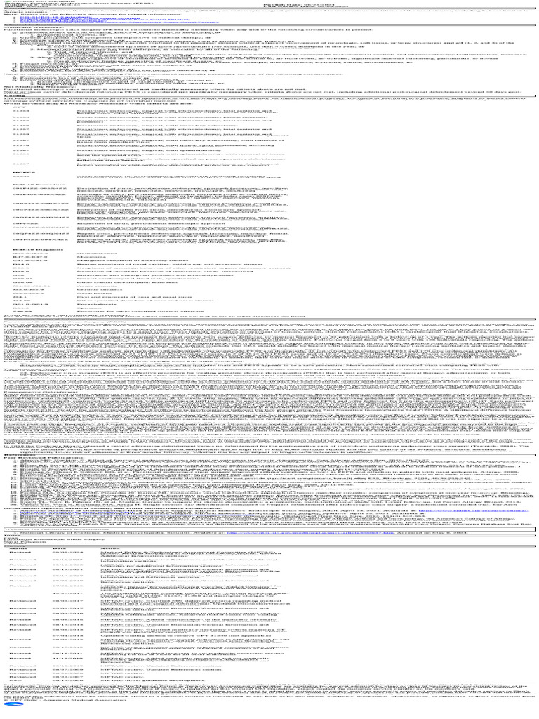 CG-SURG-24 Functional Endoscopic Sinus Surgery (FESS) | PDF | Human ...