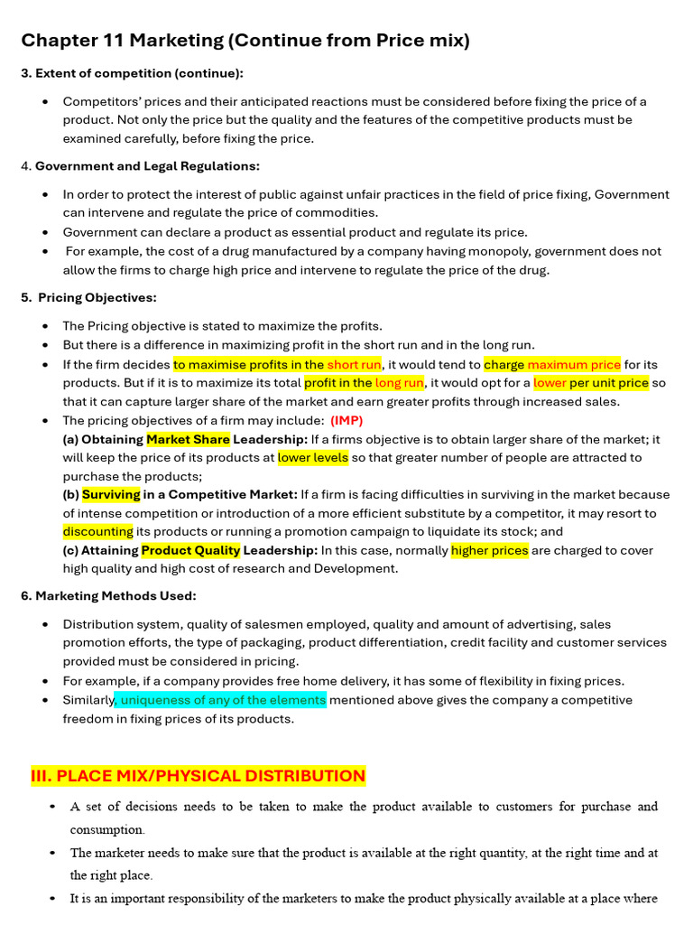 Pricing and Distribution Strategies Explained | PDF | Sales | Warehouse
