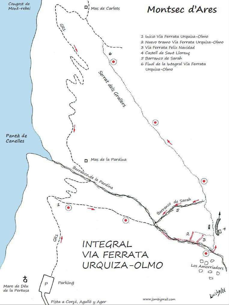 Via Ferrata Urquiza Olmo Mapa Integral | PDF