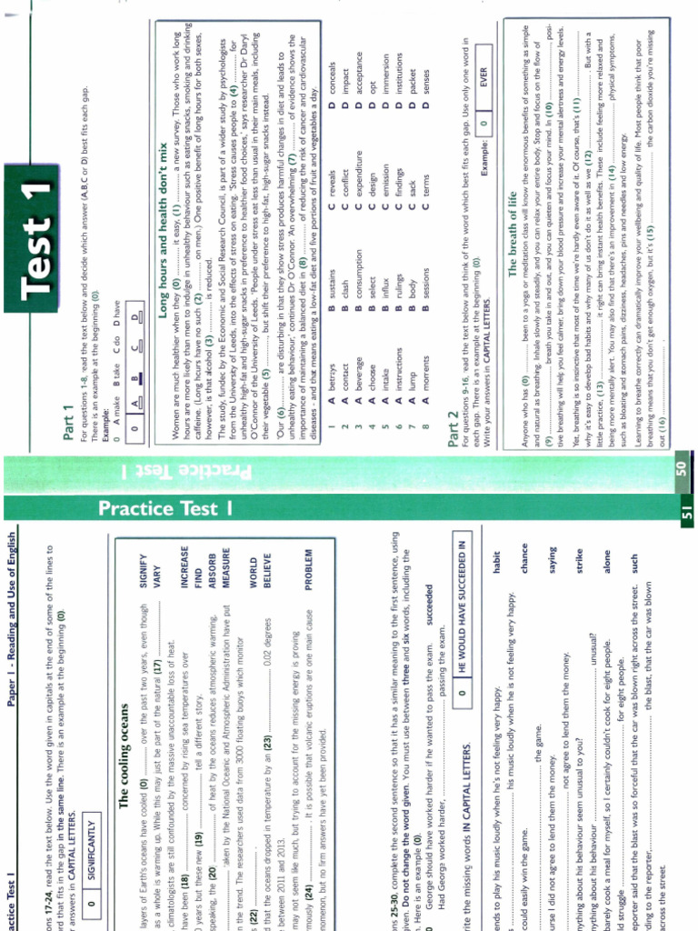 C1 Bonus Test 1 | PDF