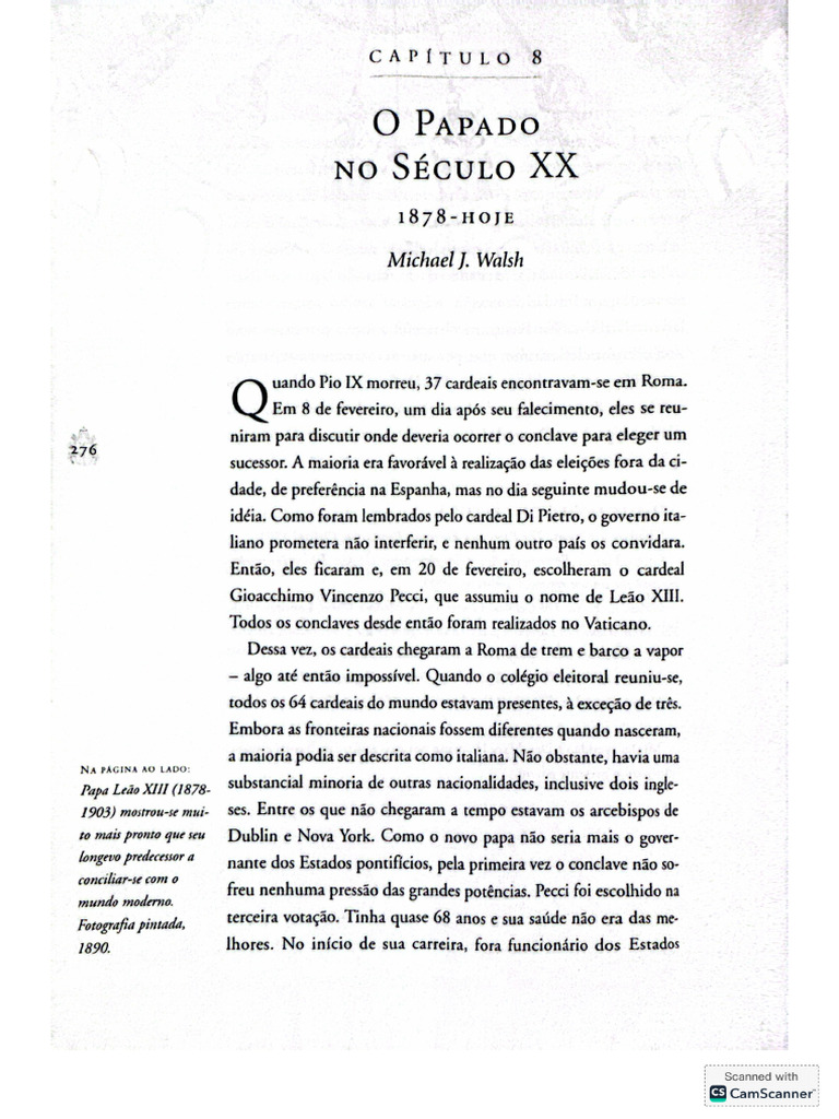 O Papado No Século XX - Michael J. Walsh | PDF