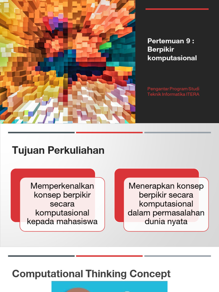 Pertemuan 9 - Computational Thinking | PDF