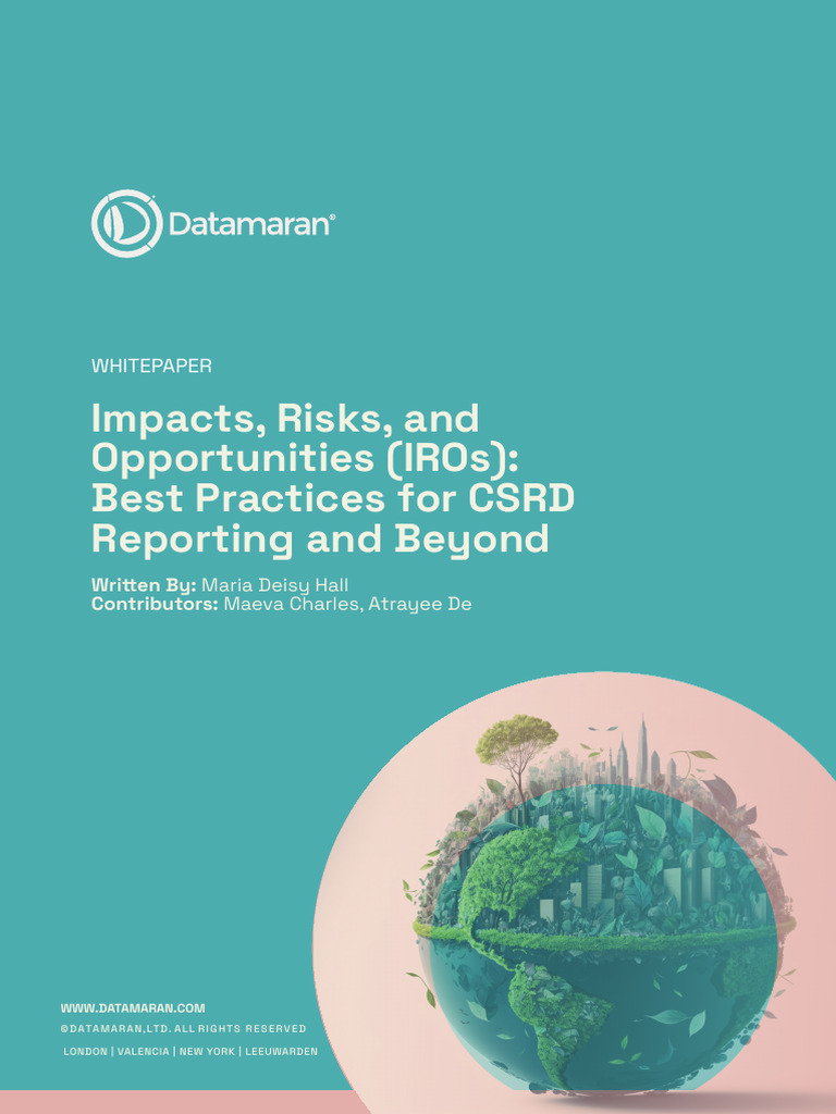 Best Practices for CSRD IRO Reporting | PDF | Risk | Discrimination