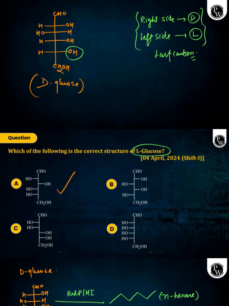 (Organic Chemistry) Biomolecules 01 Class Notes BITSAT Cras | PDF