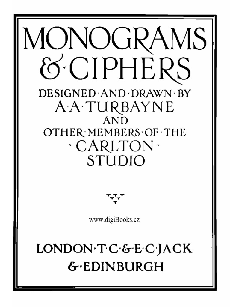 Monograms Ciphers | PDF