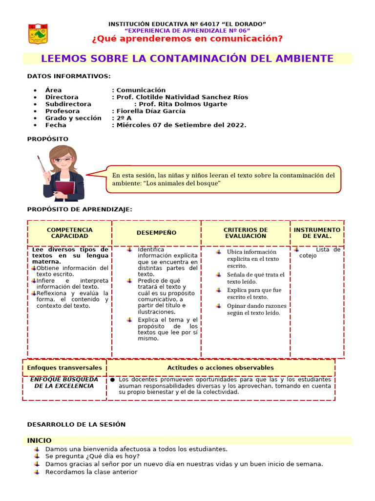 Leemos La Contaminacion | PDF | Aprendizaje