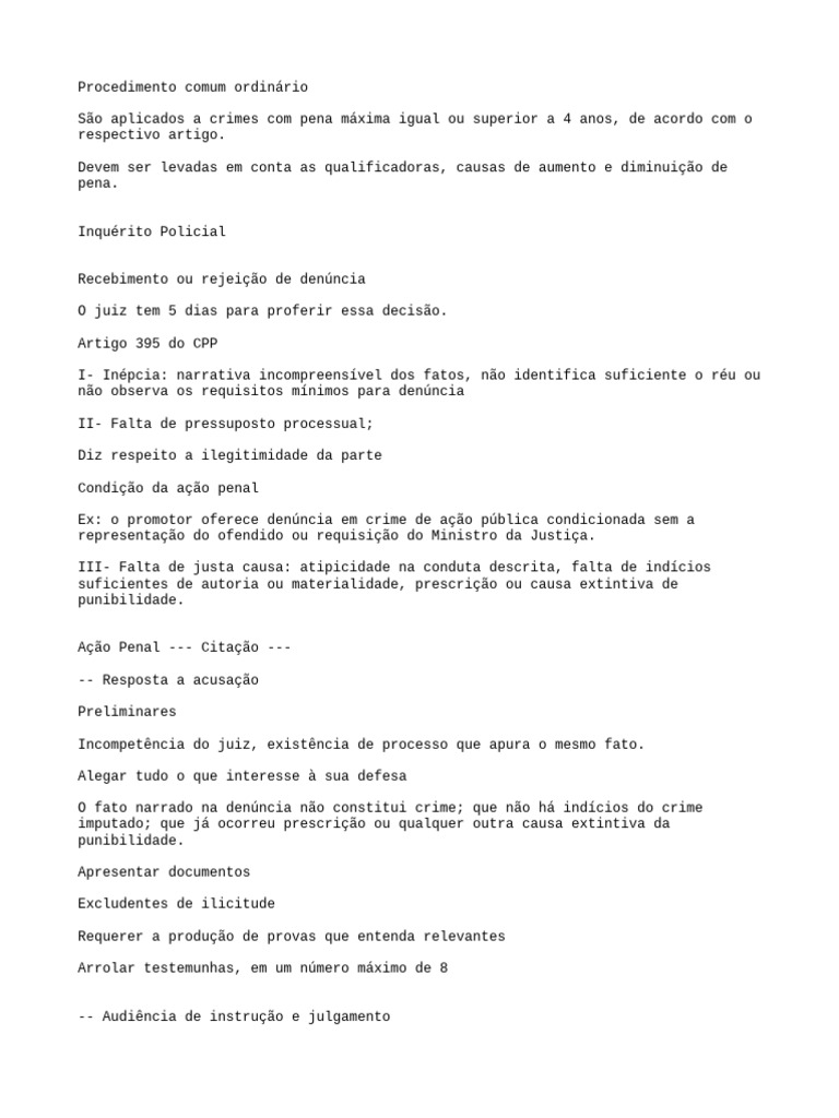Procedimento Comum Ordinário | PDF