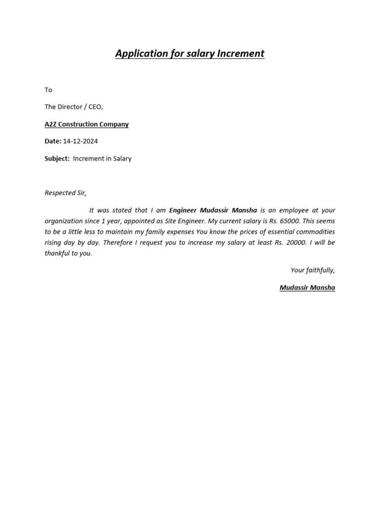 Inc Letter | PDF