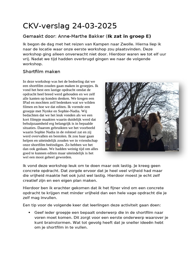 CKV-verslag 24-03-2025 | PDF