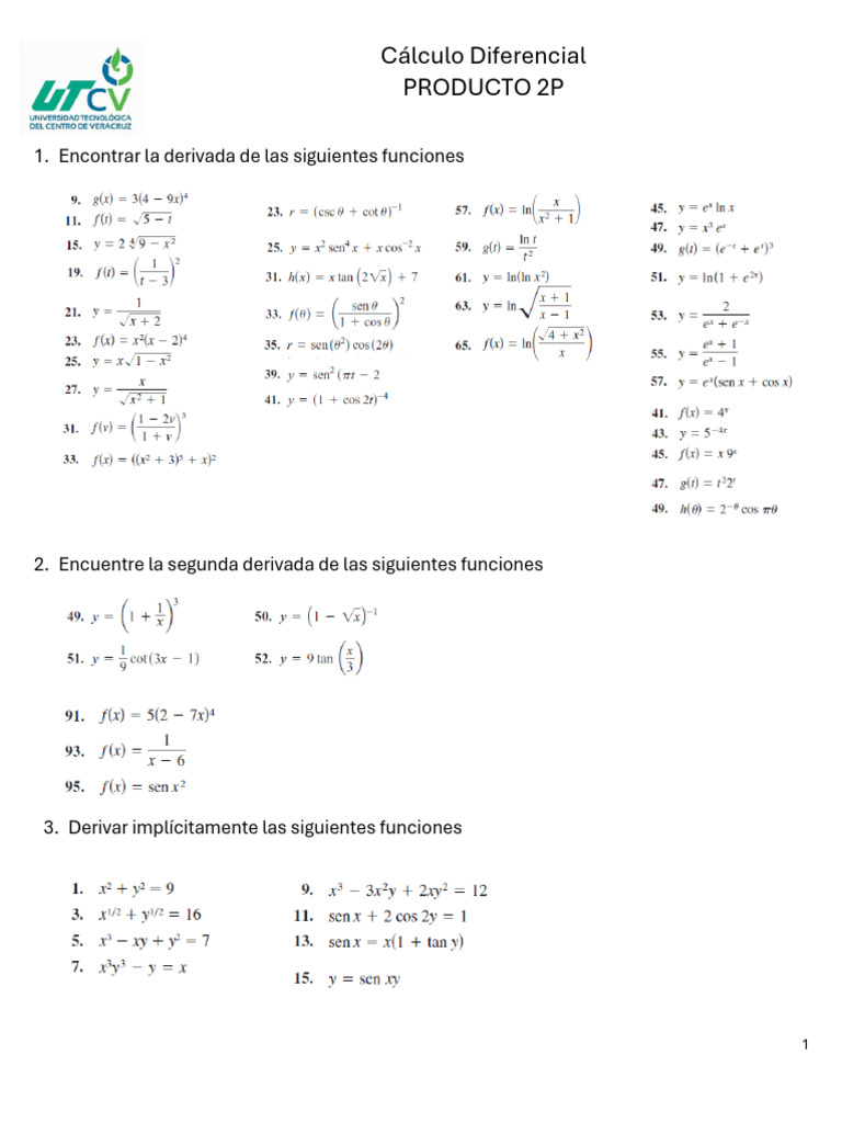 Producto Calculo Nme - 2P | PDF