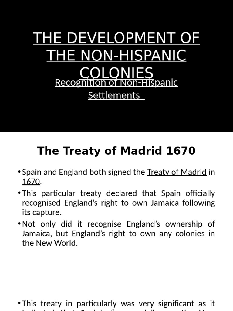 Treaty of Madrid 1670 Overview | PDF