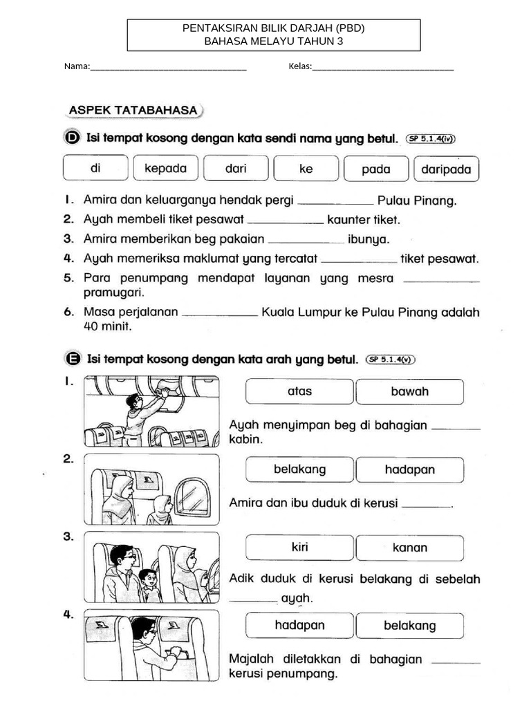 PBD BM Tahun 3 | PDF