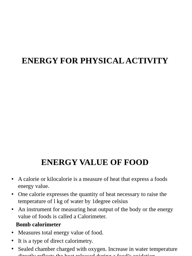 ENERGY During PHYSICAL ACTIVITY | PDF | Cellular Respiration | Redox