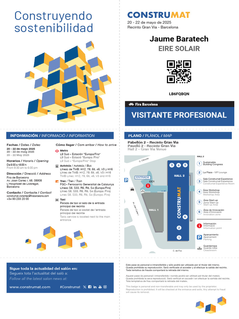 Construmat 2025 | PDF | Cataluña | Barcelona