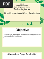 Non Conventional Farming System | PDF | Agriculture | Hydroponics