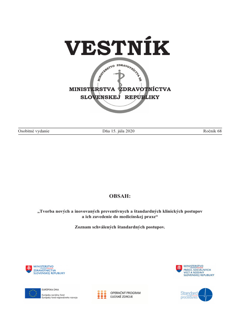 Vestnik 2020 Osobitne Vydanie1 | PDF
