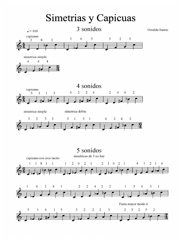 Simetrias y Capicuas (hasta 6 sonidos) | PDF