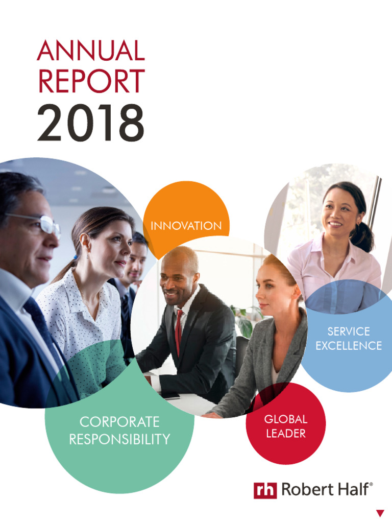 Robert Half 2018 Annual Report 0 0 | PDF | Dividend | Unemployment