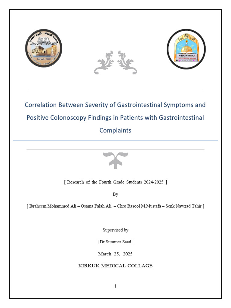 Colon Paper Final Research | PDF | Colonoscopy | Ulcerative Colitis