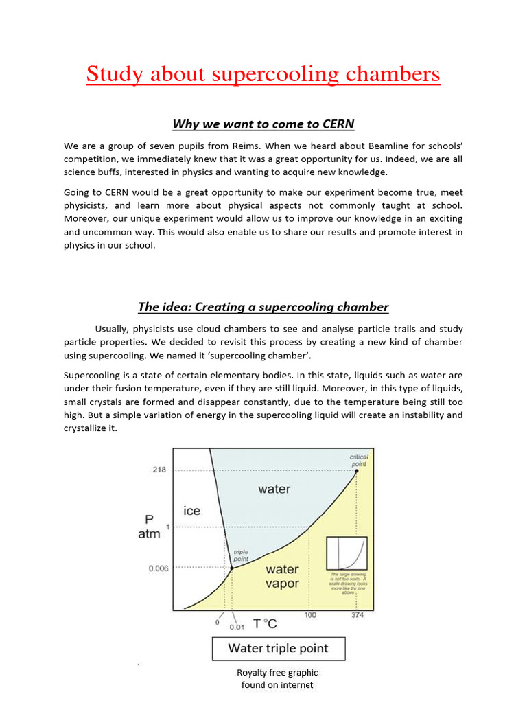 Supercooling 2022 | PDF | Electron | Proton