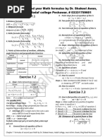 Class 11 Straight Lines Complete Notes | PDF