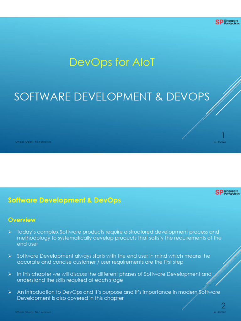 Software Development and DevOps | PDF | Scrum (Software Development) | Software Development Process