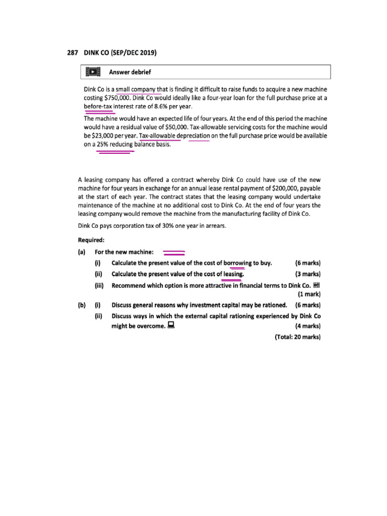 Sec C - Inv Appraisal - 140525 | PDF | Internal Rate Of Return | Depreciation
