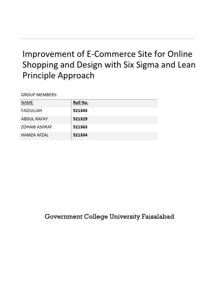 Design and Implementation of E-Commerce Site For Online Shopping Documentation | PDF | Databases ...