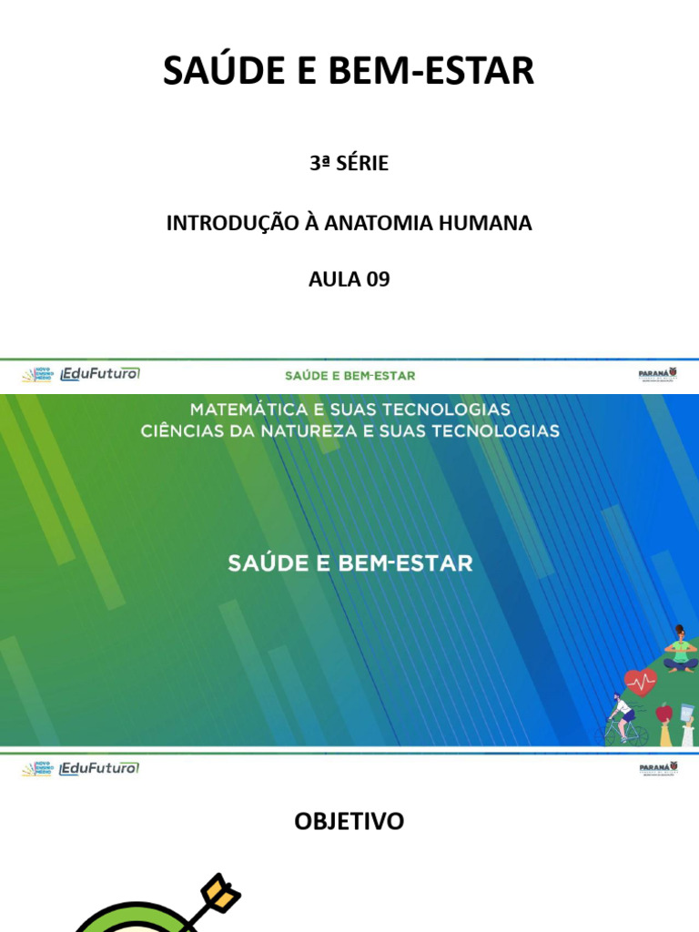 3_1002_-_3a_serie_aula_09_2025 | PDF | Corpo humano | Anatomia