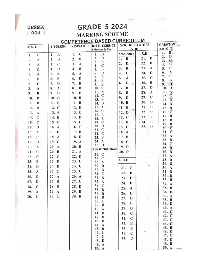 Grade 5 Jesma 004 Ms | PDF