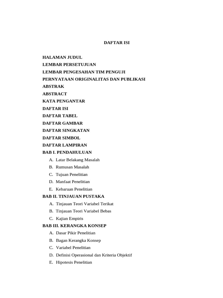 Format Penulisan Skripsi | PDF