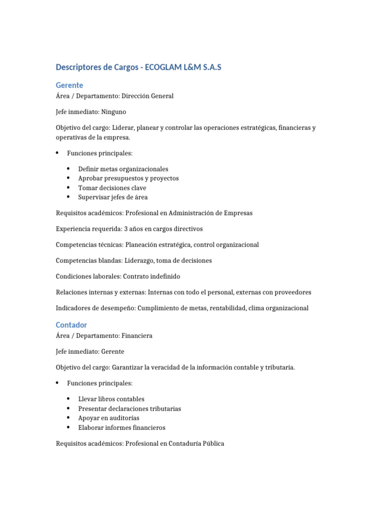 Descriptores ECOGLAM LyM | PDF | Marketing | Contador