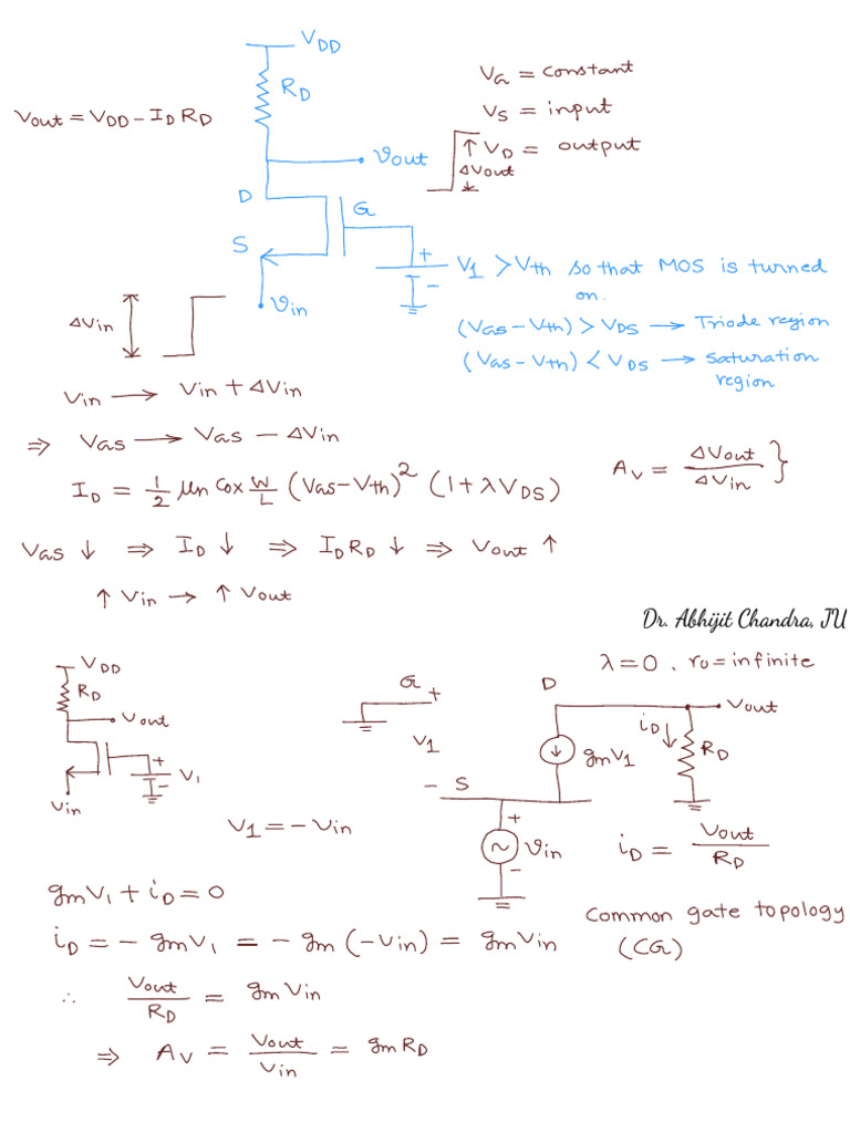 Common Gate Stage | PDF