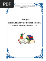 (VLDC) Tài liệu sai số thí nghiệm - Thầy Lam Trường | PDF