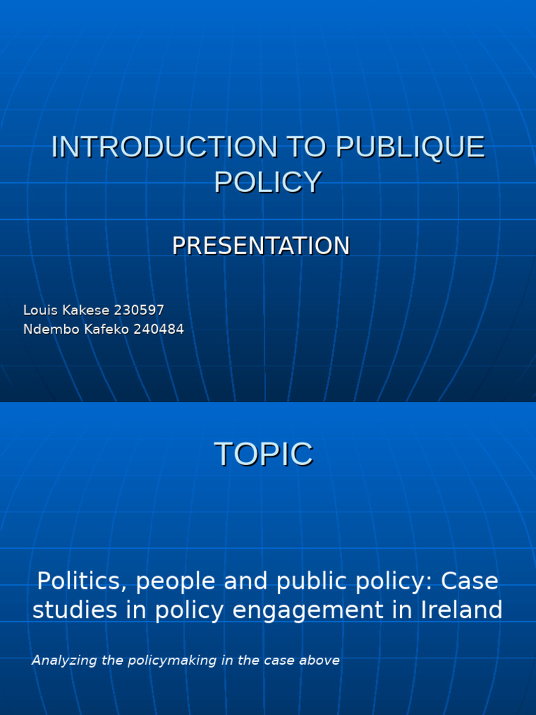 Imprompt Presentation IPP | PDF | Policy | Governance